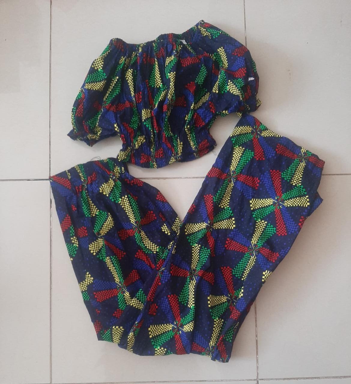 Kitenge Palazzo Suit